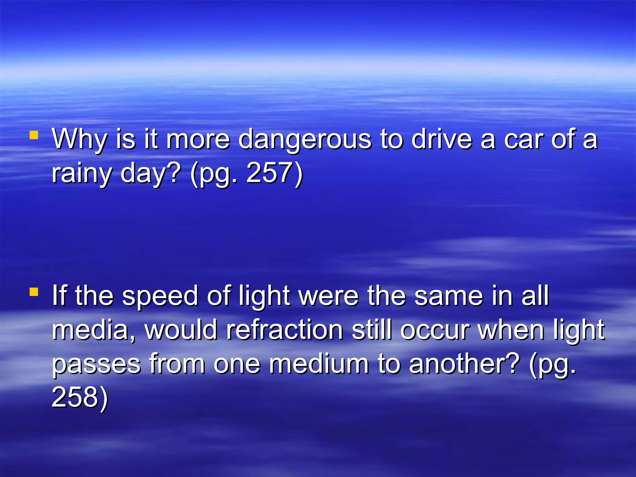 Reflection and refraction | PPT