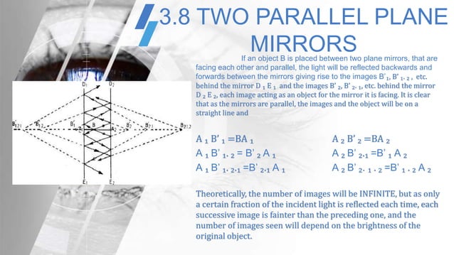 Reflection at plane surface | PPTX | Physics | Science