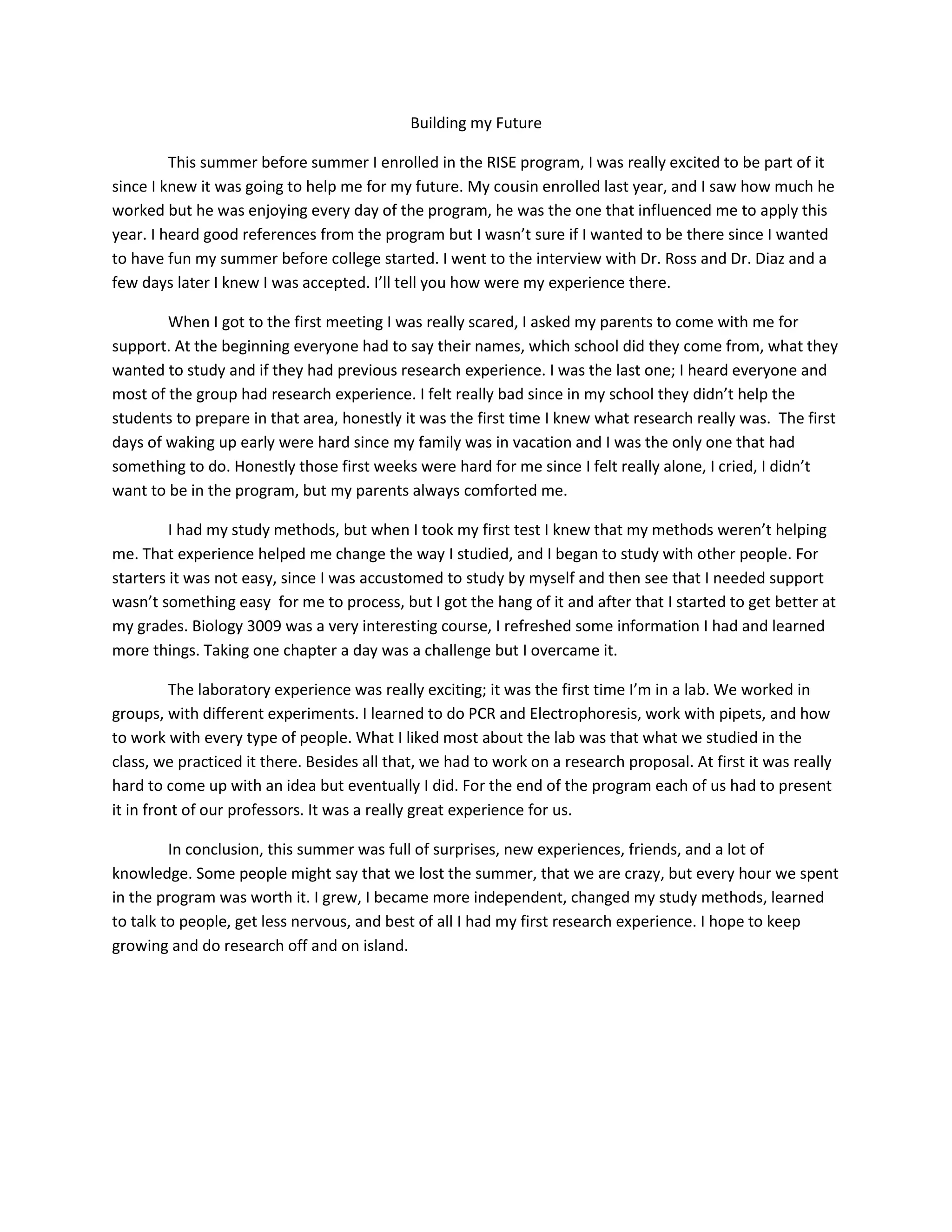 Reflection blog | PDF