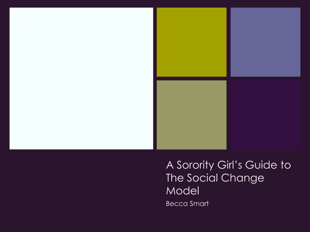 Social Change Model Leadership Debelopment | PPTX