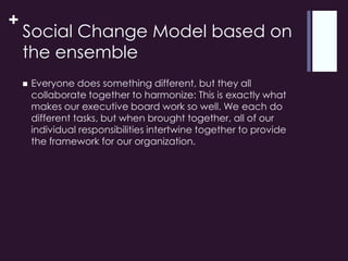 Social Change Model Leadership Debelopment | PPTX