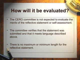 Reflection cero presentation ppt | PPT