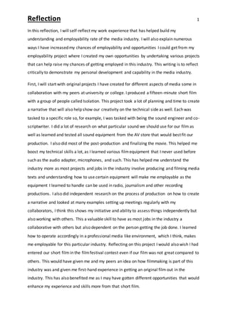 Reflection fms industry submission | PDF