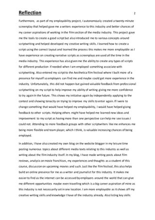 Reflection fms industry submission | PDF