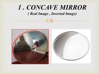 Reflection from a spherical mirror | PPTX