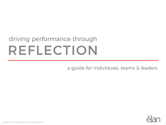 Driving performance through reflection | PPT