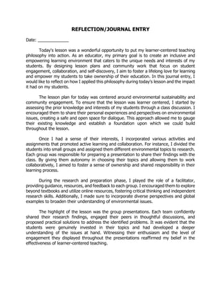 REFLECTION JOURNAL ENTRY #1.docx