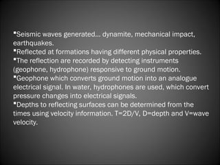 REFLECTION METHOD OF SEISMIC PROSPECTING.ppt