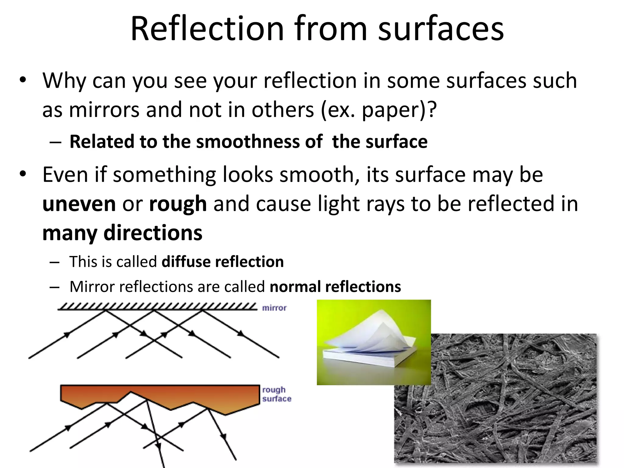 Reflection mirrors | PPT