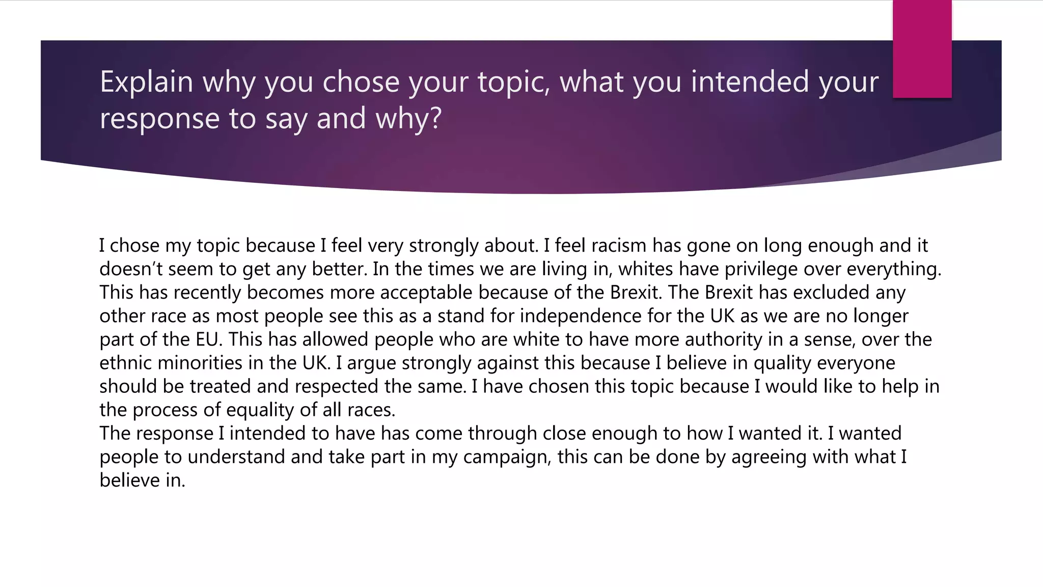 Reflection my poster | PPT