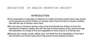 REFLECTION OF HEALTH PROMOTION PROJECT.pptx