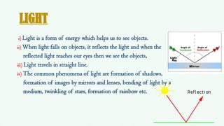 reflection of light POWERPOINT PRESENTATION | PPTX