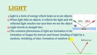 Reflection of light | PPTX