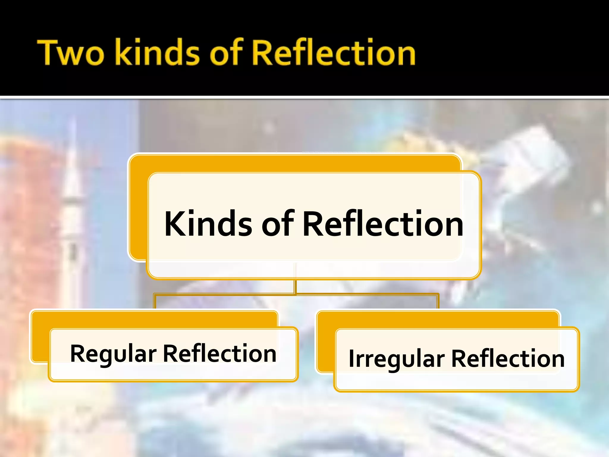 Reflection of light | PPTX