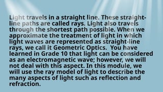 physical sci Reflection of Light (1)pptx | PPTX