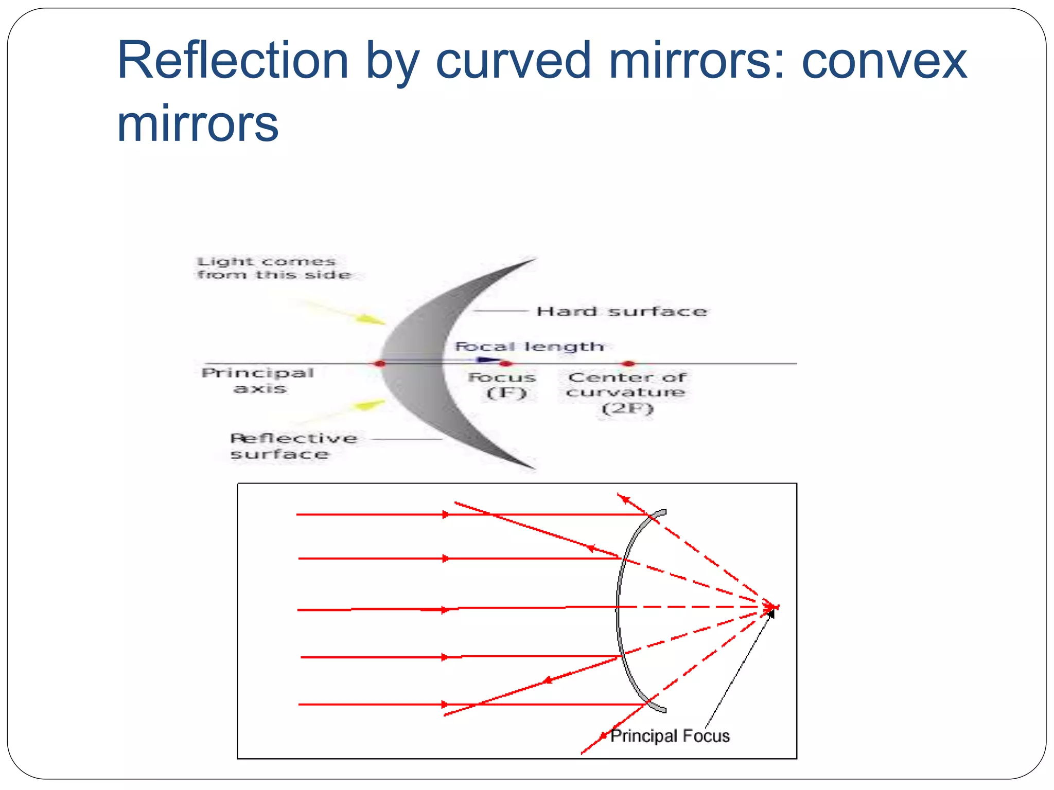 Reflection of light at plane or curved surfaces | PPTX