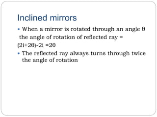 Reflection of light at plane or curved surfaces | PPTX