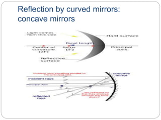 Reflection of light at plane or curved surfaces | PPTX