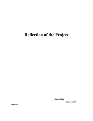 Reflection of project 3rd semester | PDF