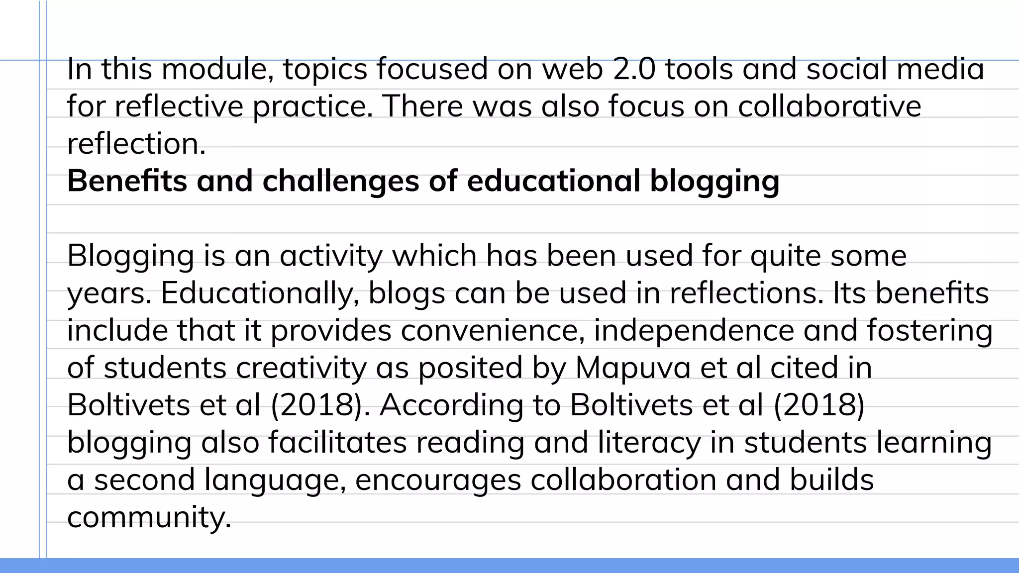 Reflection on Application of Current and Emerging Technologies for ...