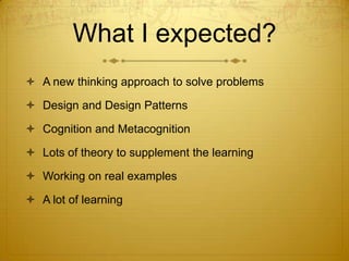 Reflections on Design Thinking | PPTX