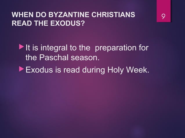 A Guide For the Perplexed: Exodus | PPT