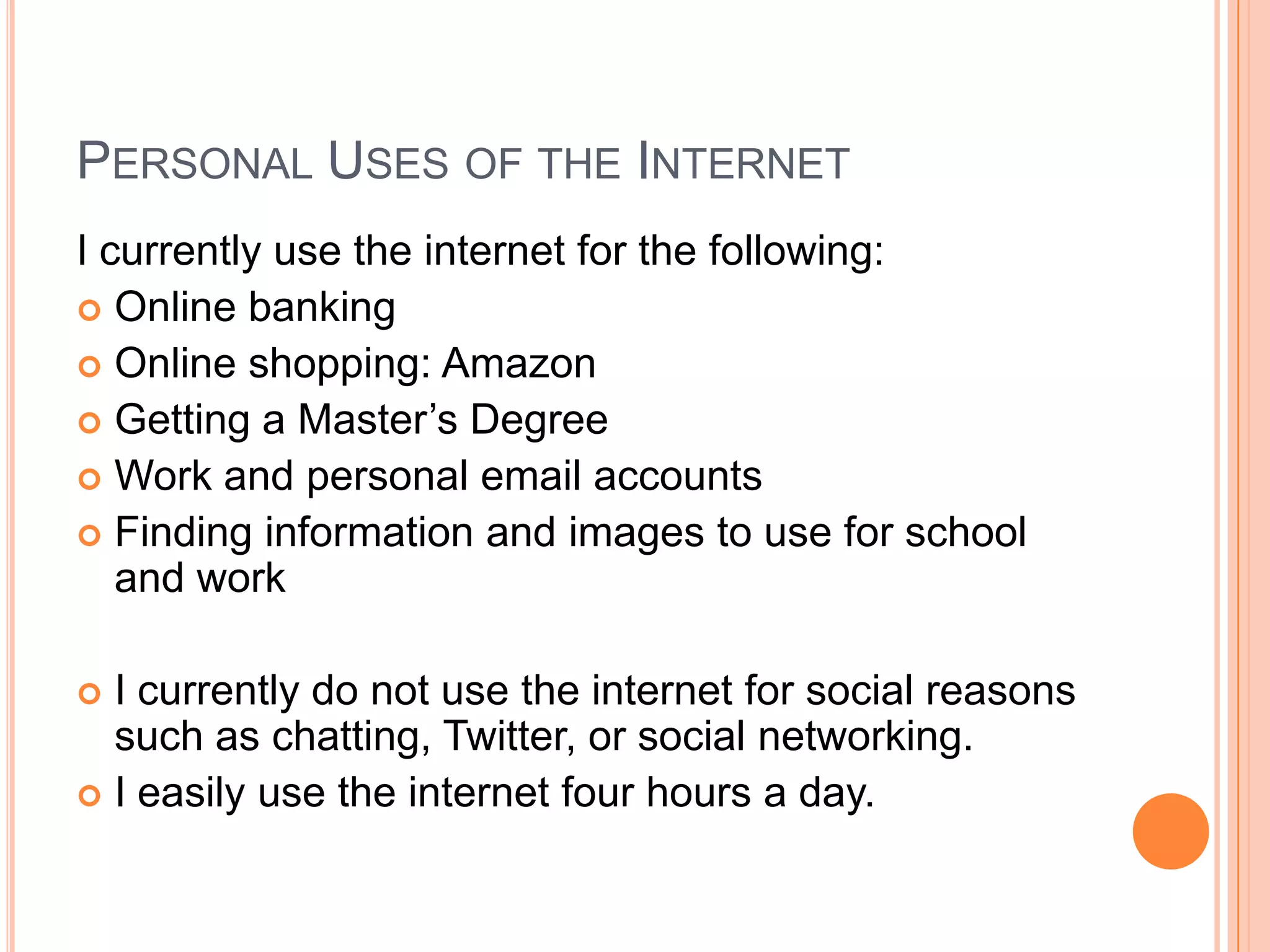 Reflection on integrating the internet safely and ethically | PPTX ...