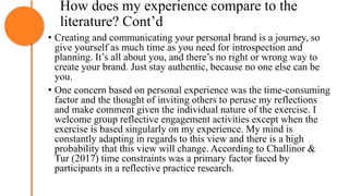 Reflection on module 3 | PPTX