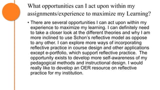 Reflection on module 3 | PPT