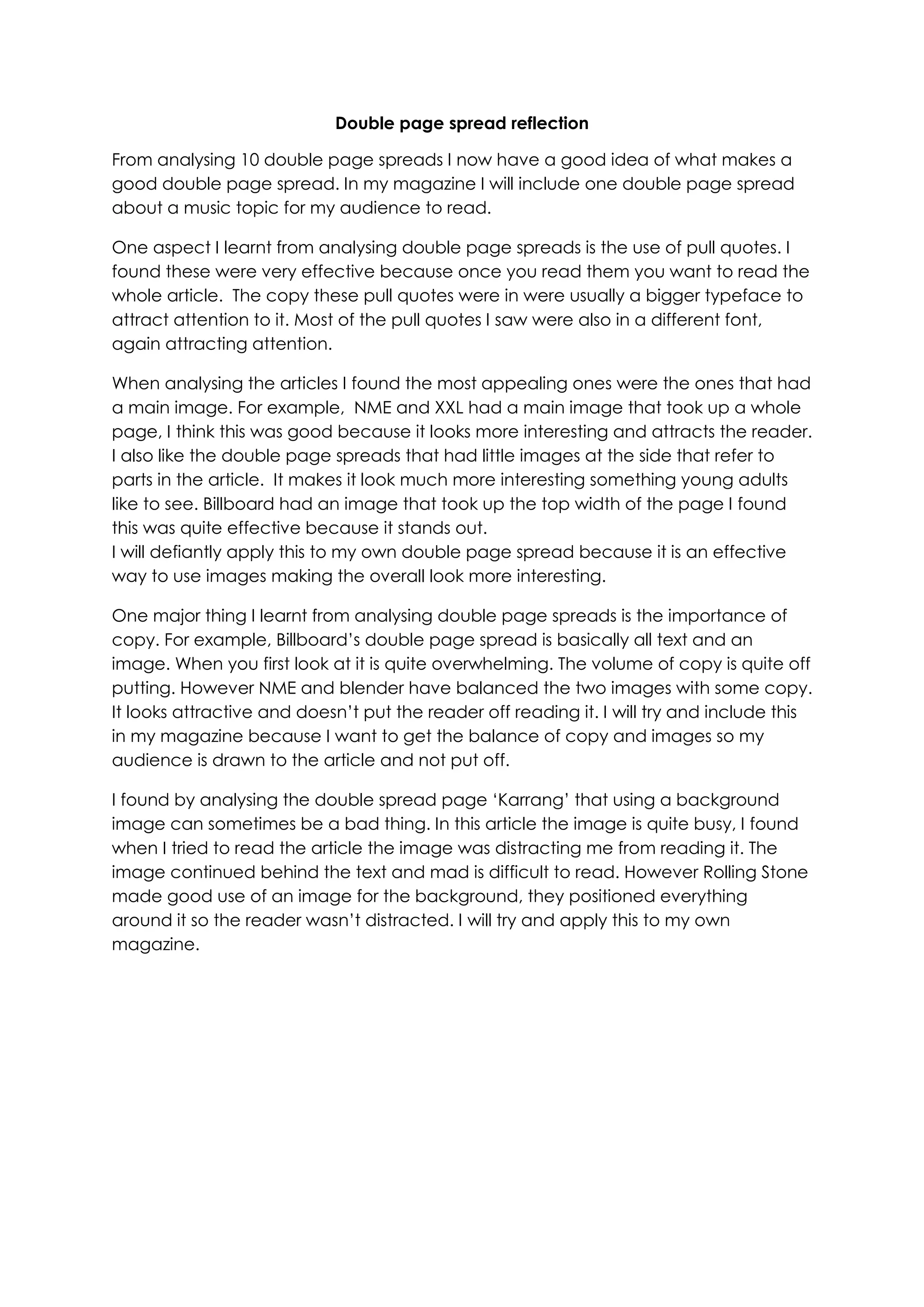 Research: reflection on research | DOCX