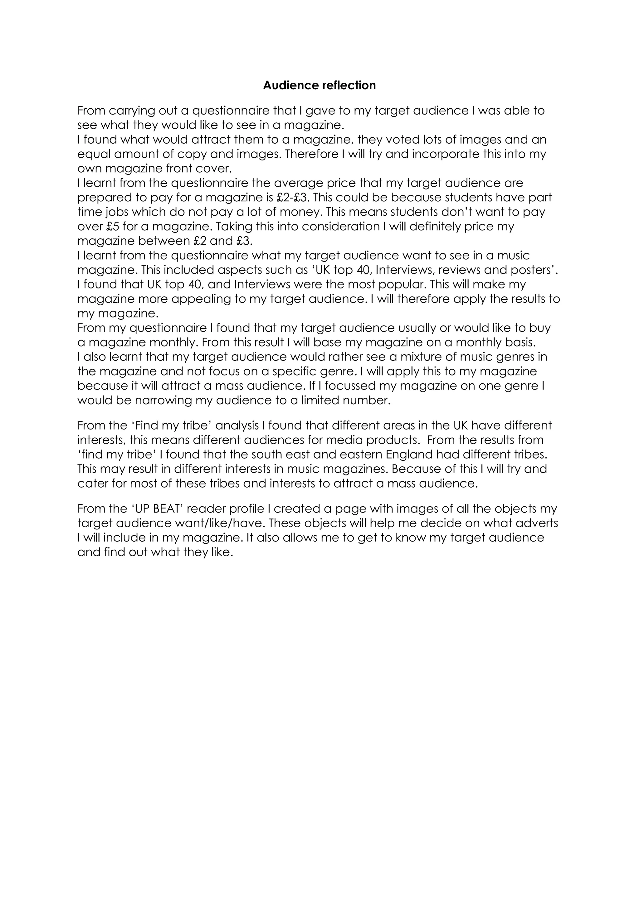 Research: reflection on research | DOCX