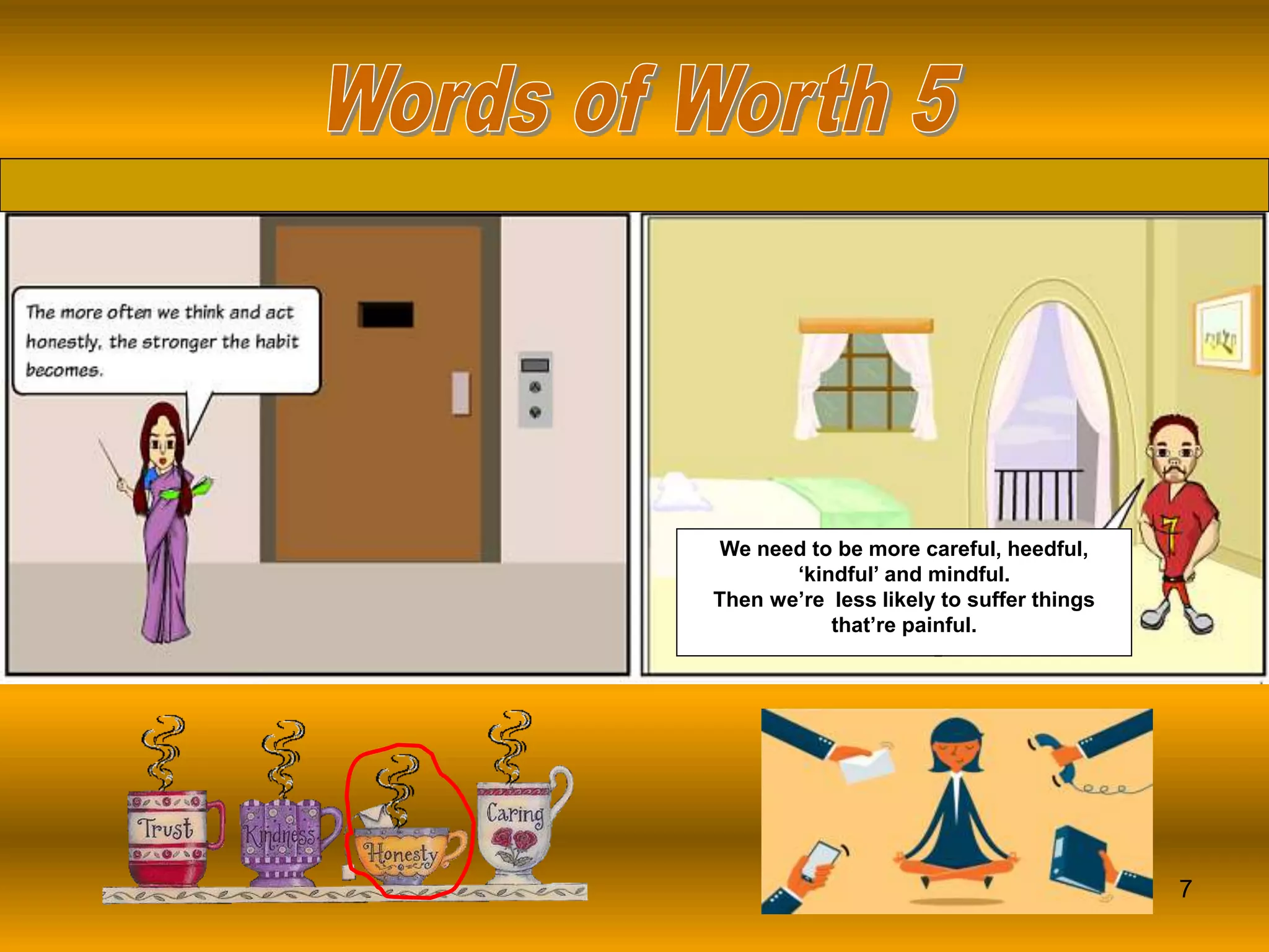 Reflection on Words of Worth | PPT
