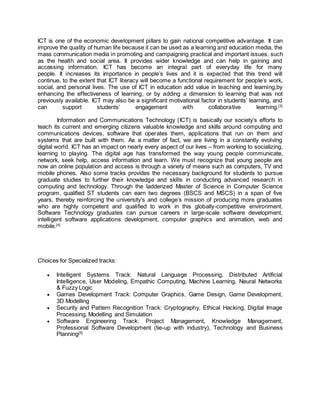 Reflection paper(about the ict) | DOCX