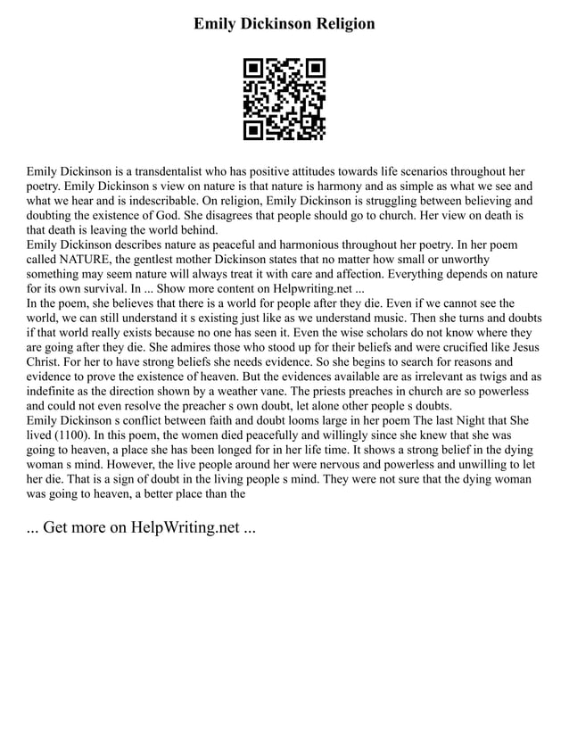 Reflection Paper Example. Sample Student Reflectio | PDF