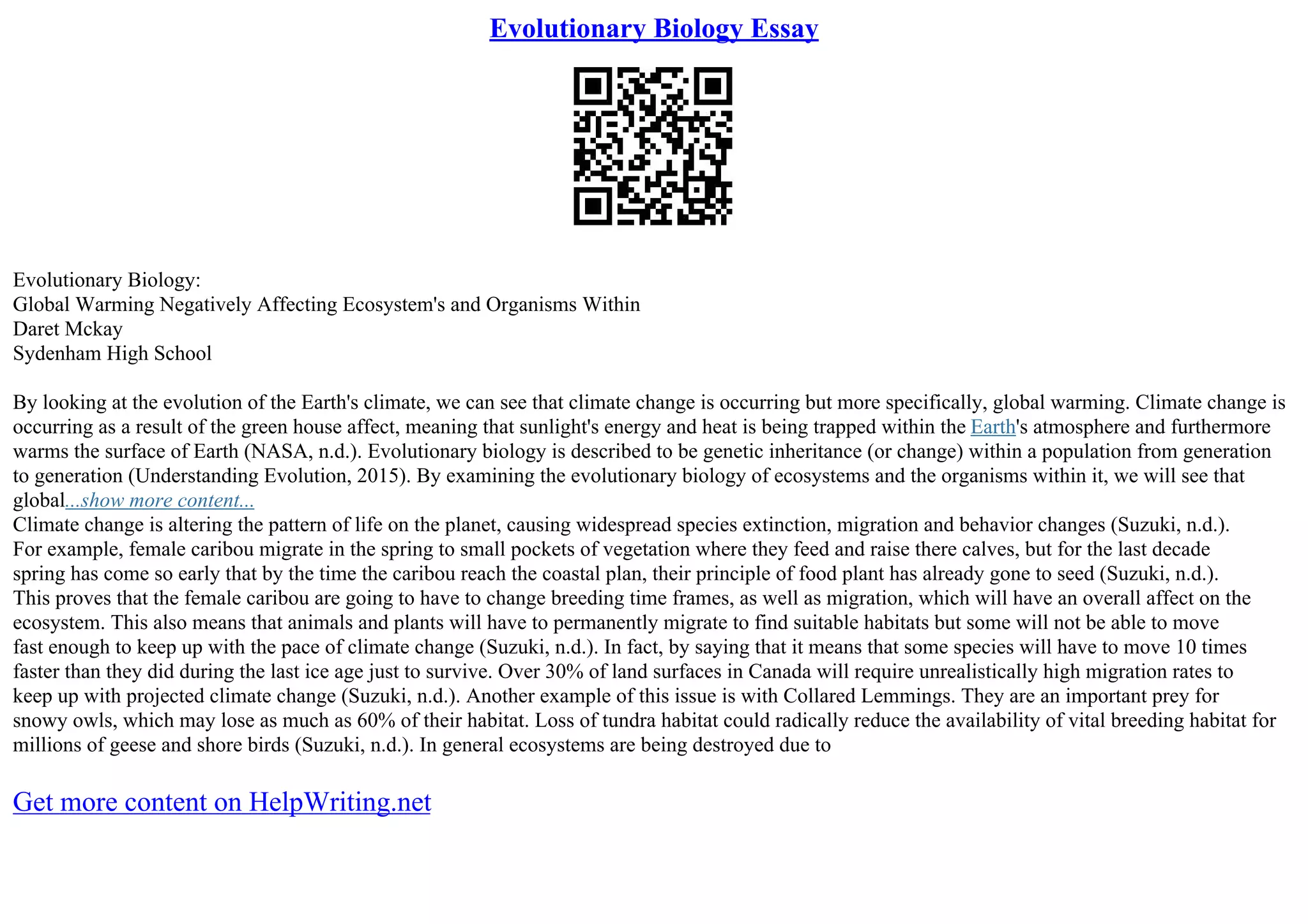 Reflection Paper In Biology | PPT