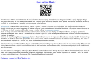 Reflection Paper On Theatre | PDF