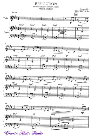 Reflection piano+violin | PDF