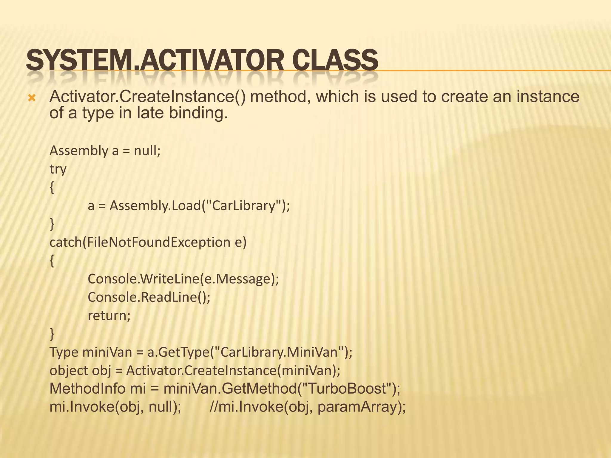 Reflection power pointpresentation ppt | PPTX | Programming Languages ...