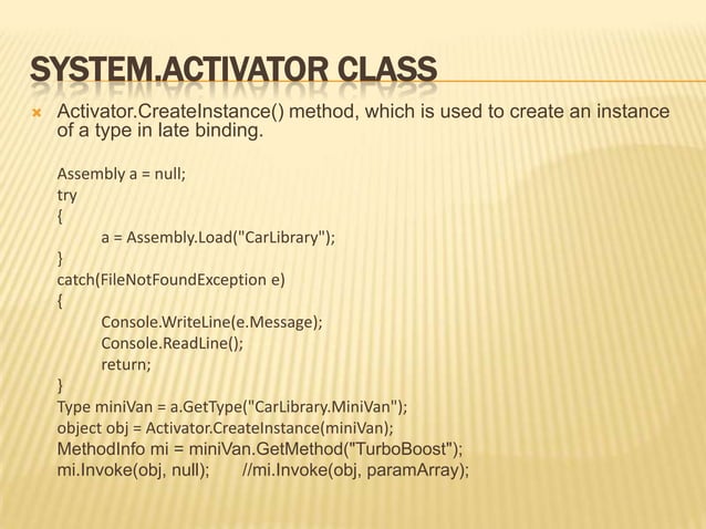 Reflection power pointpresentation ppt | PPTX | Programming Languages ...