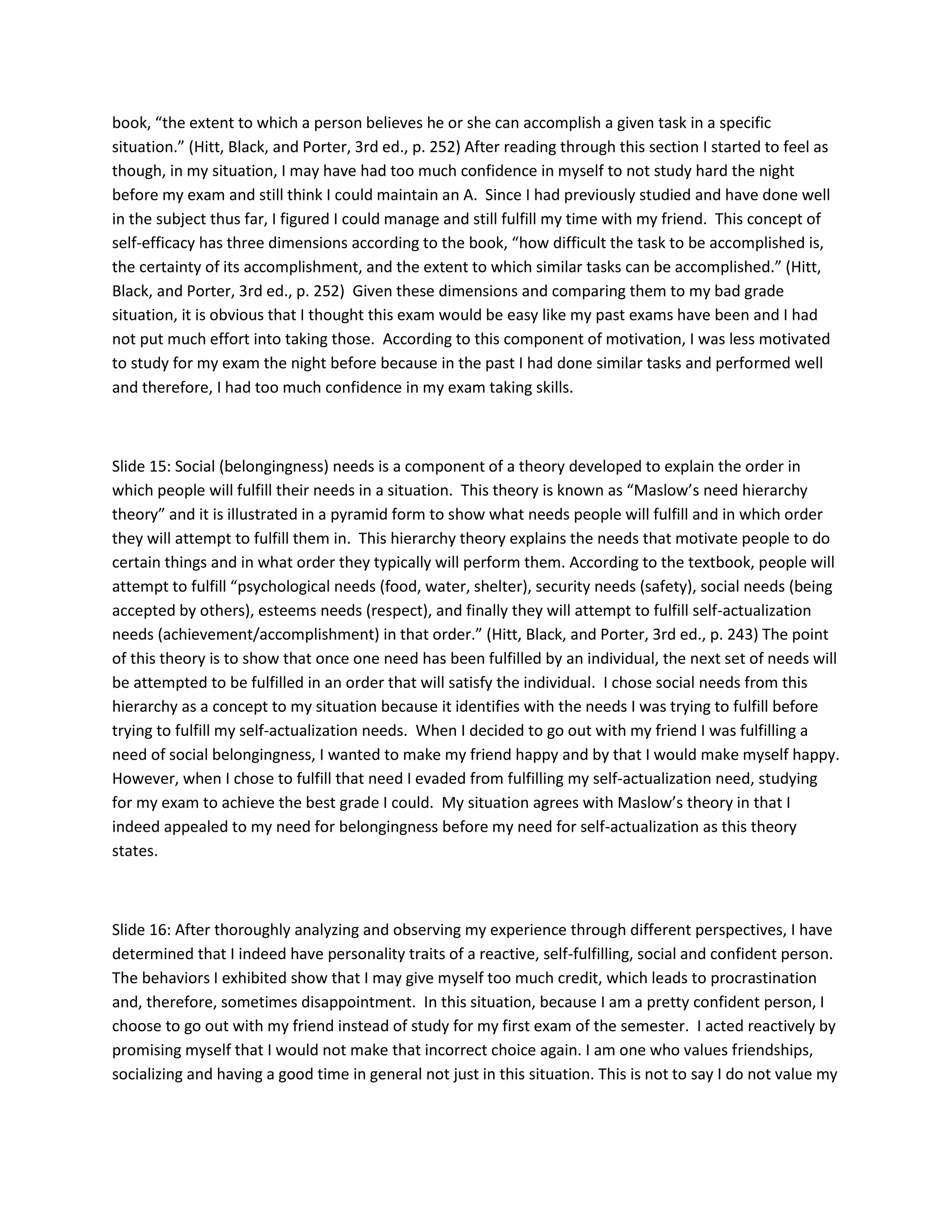 Reflection project presentation | DOCX