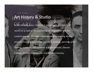 Reflections & Light: H.B.Esbin Artist Statement | PPT