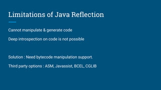 Reflections the most important feature in java | PPT
