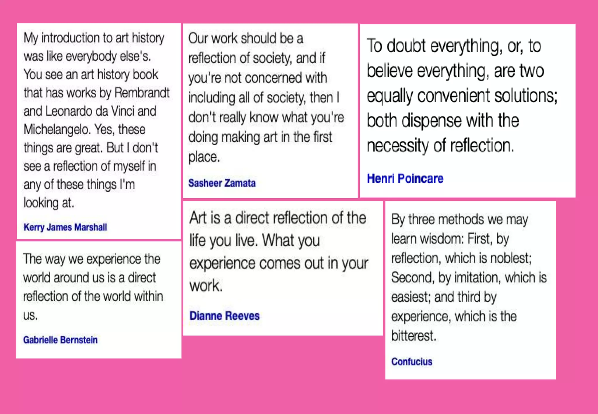 GCSE ESA_Reflection Artists | PPTX