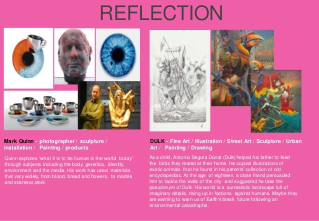 GCSE ESA_Reflection Artists