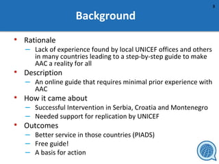 Reflections on building a Multi-country AAC Implementation Guide.pptx | Technology & Computing
