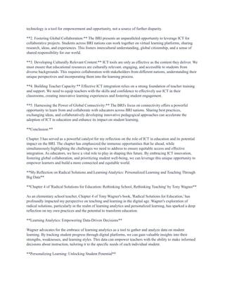 Reflections on Educational Technology topics under Dr. Hannah.docx