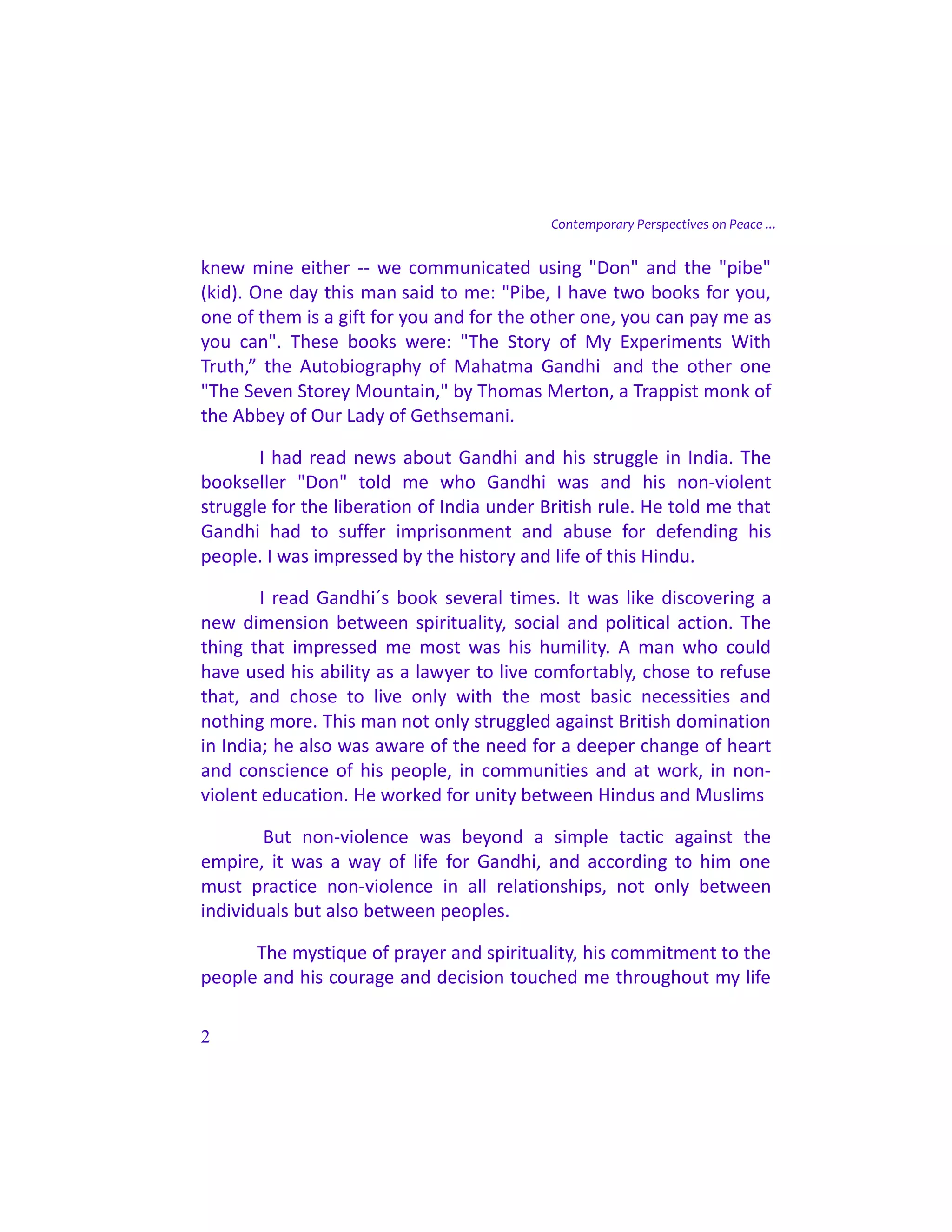 Reflections on Gandhi | PDF