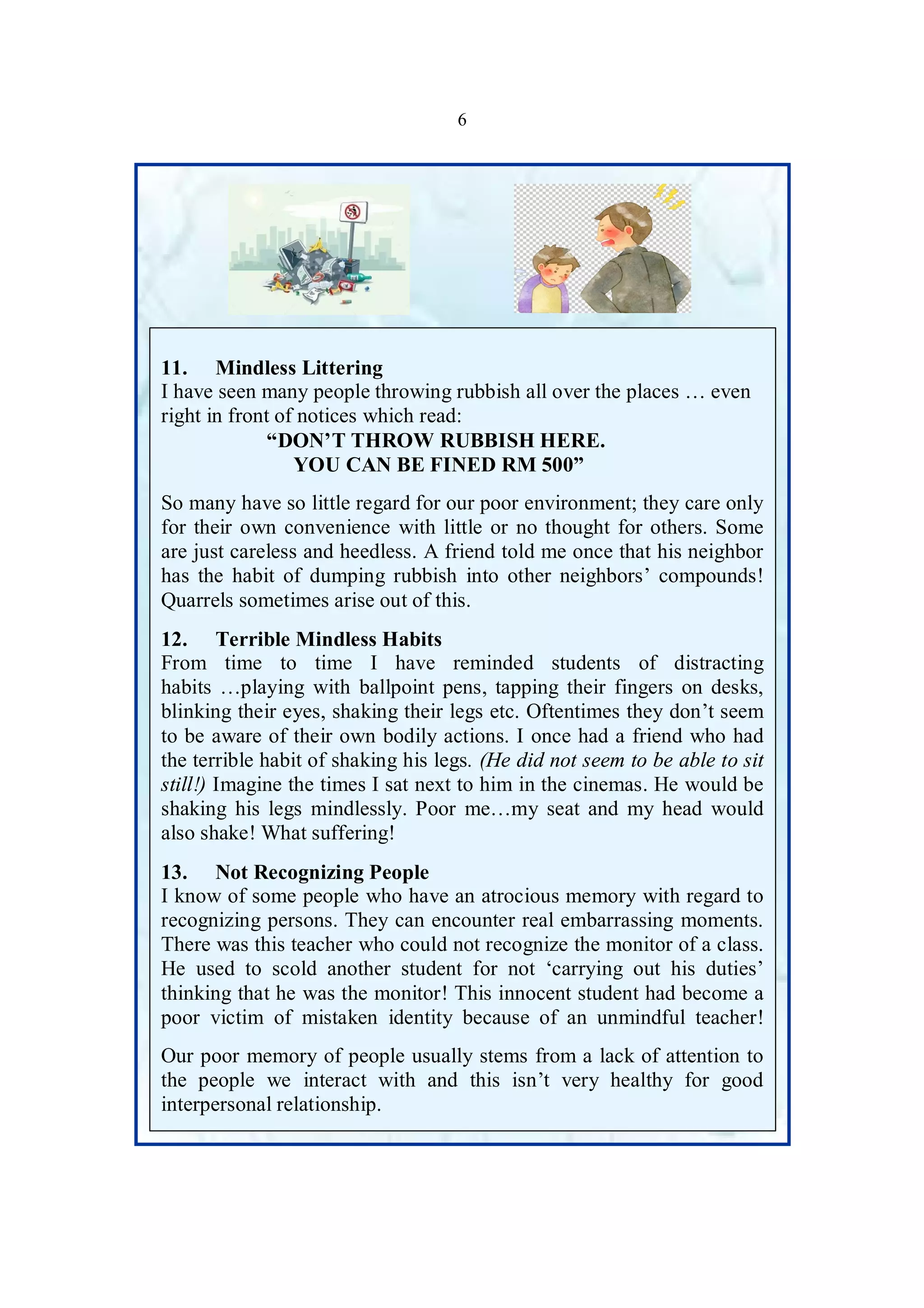 Reflections on Heedlessness and Unmindfulness (English).pdf