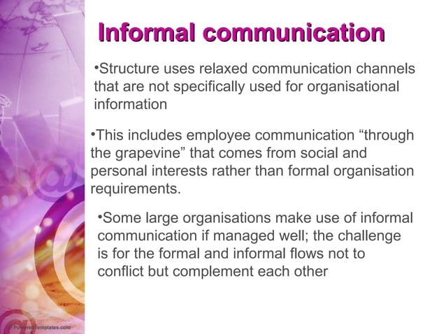 Reflections on Organisational Communication | PPT