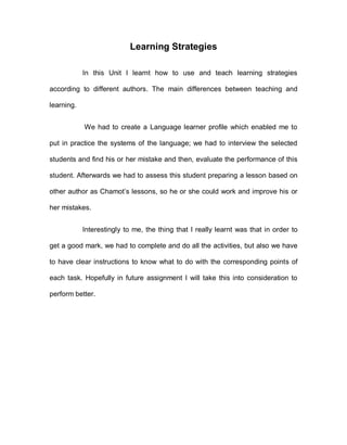 Reflection strategies | PDF